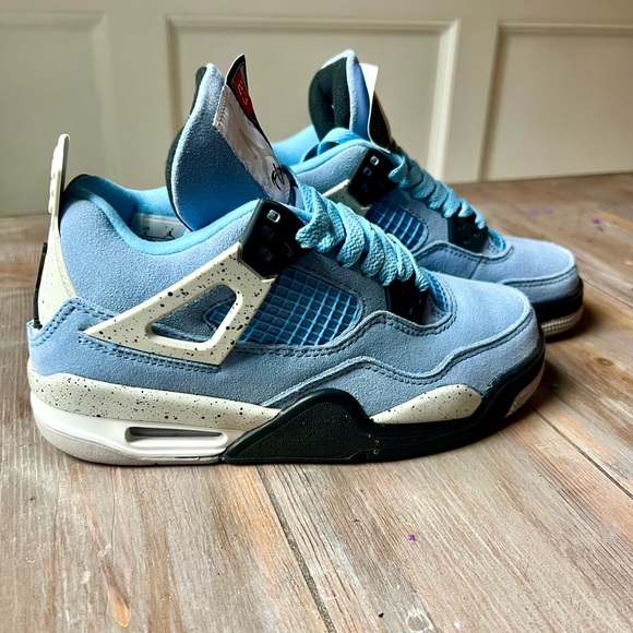 Nike | Shoes | Nike Air Jordan 4 Retro University Blue Shoes Size 4 Us ...